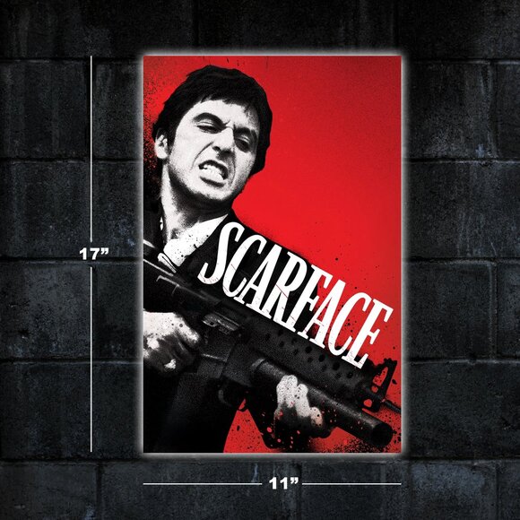 Art | Scarface Movie Poster 11x17 Gangster Film Wall Art Print Al ...